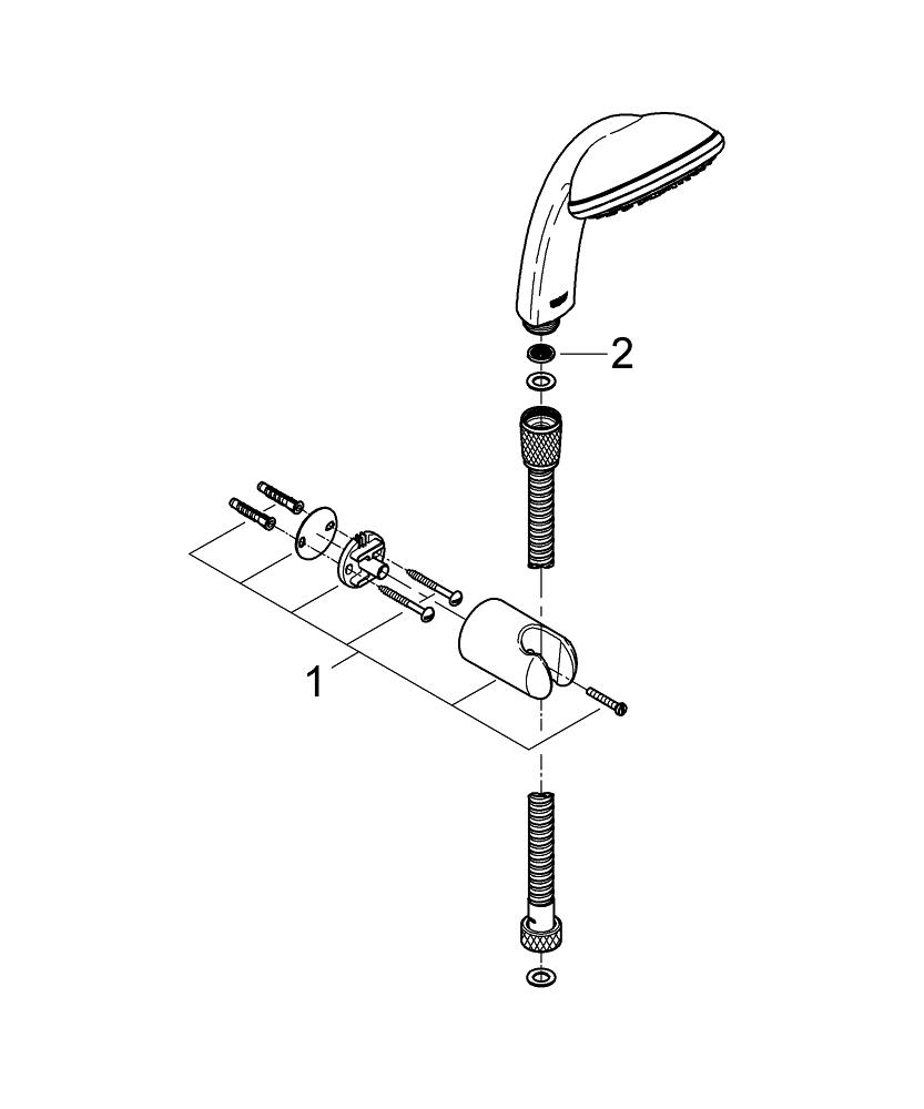 新天瀑 手持花洒组合 | 德国高仪中国官方网站
