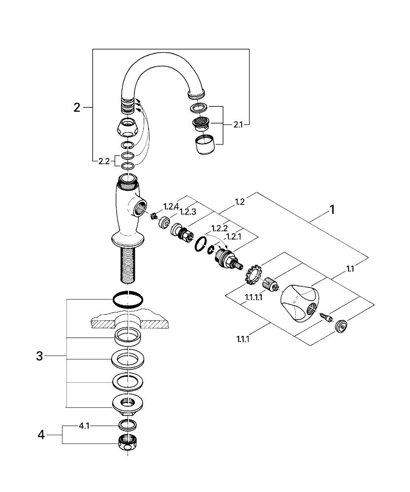 Atlanta Pillar tap | GROHE