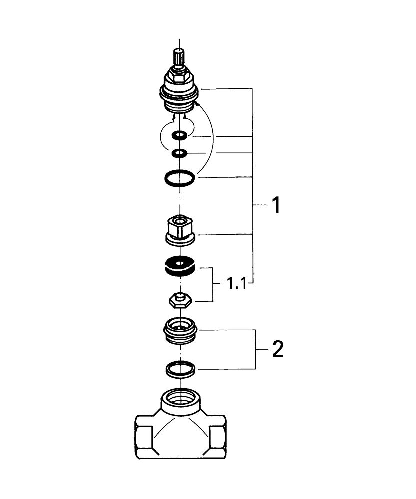 UP-Ventil, 1″ | GROHE
