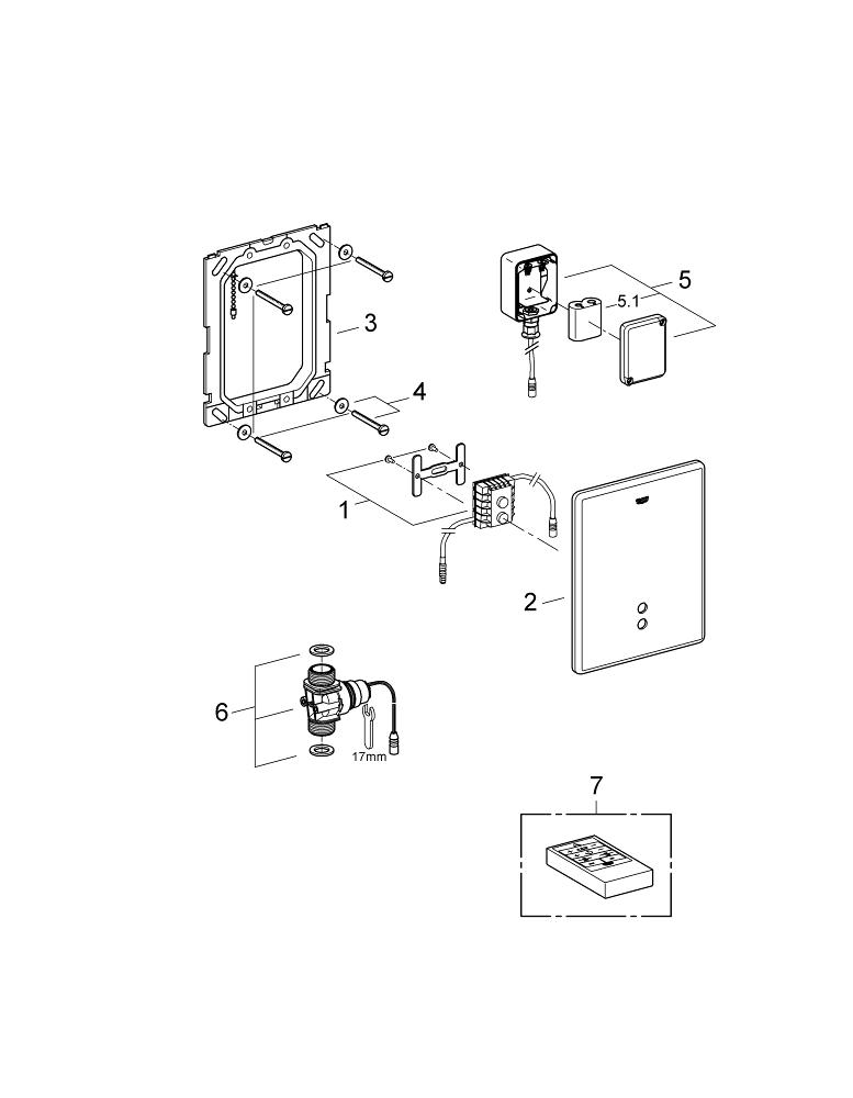 Tectron Skate Infrarot-Elektronik für Urinal | GROHE - Grohe AG Company ...