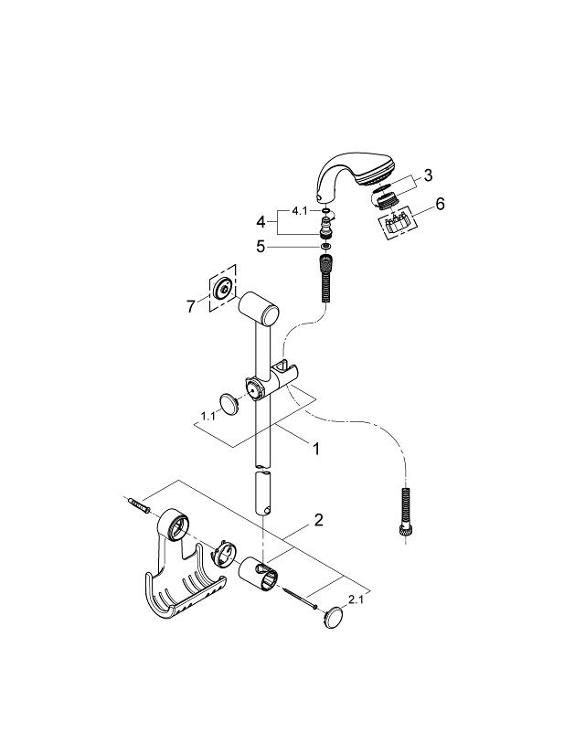 Relexa Plus 80 Top 4 Shower rail set 4 sprays | GROHE 官方網站