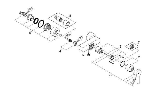 Lineare_ Single-lever shower mixer 1/2″ | GROHE