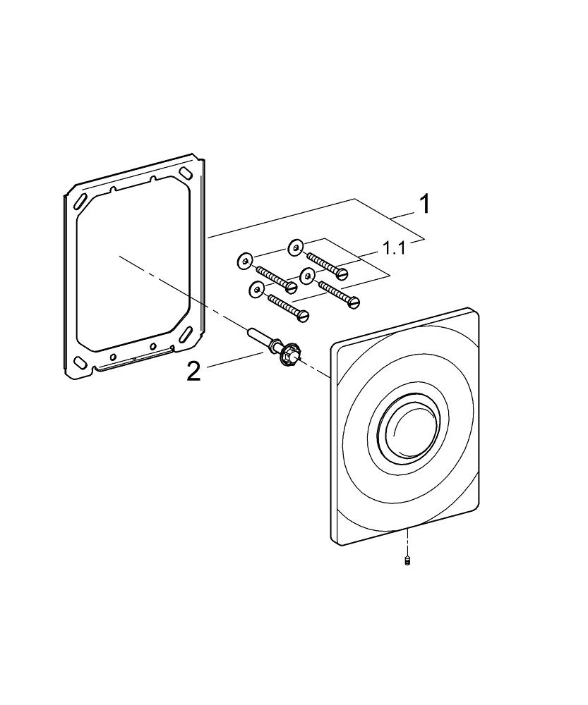 Surf Flush plate | GROHE