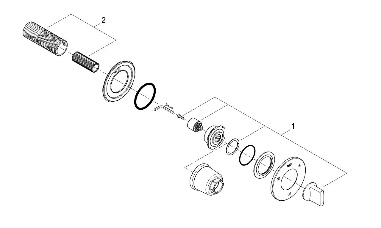 5-way diverter | GROHE