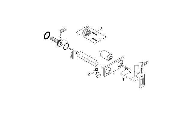科迪亚 单把手墙出水面盆龙头,170mm墙外部分 | 德国高仪中国官方网站