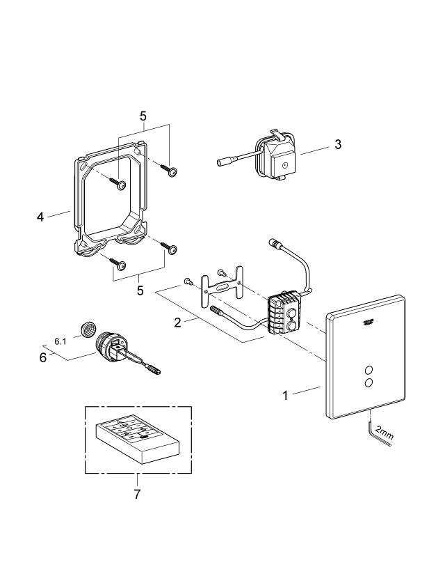 Tectron Skate Infra-red electronic for urinal | GROHE 官方網站