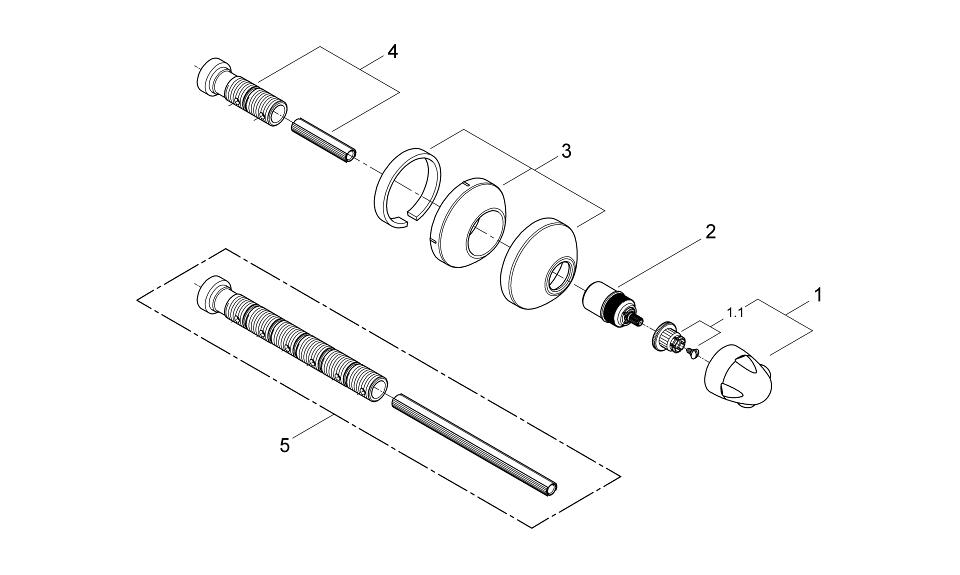 Talia Concealed valve exposed part | GROHE 官方網站