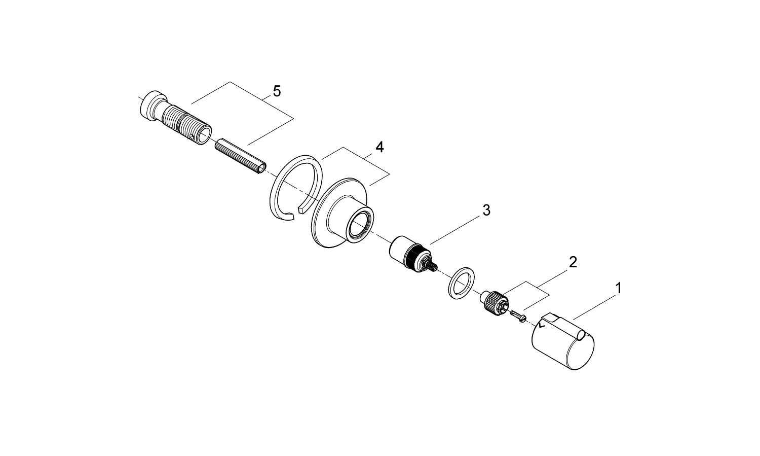 Tenso Concealed valve exposed part | GROHE