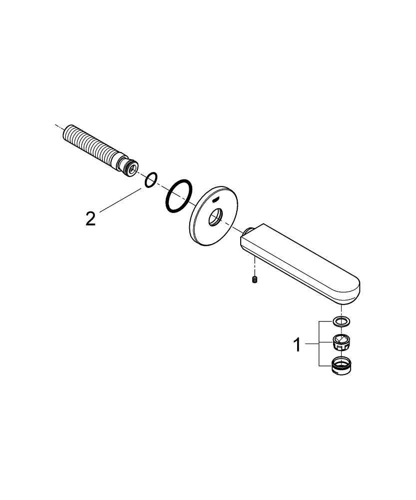 Eurosmart Cosmopolitan Bath spout | GROHE