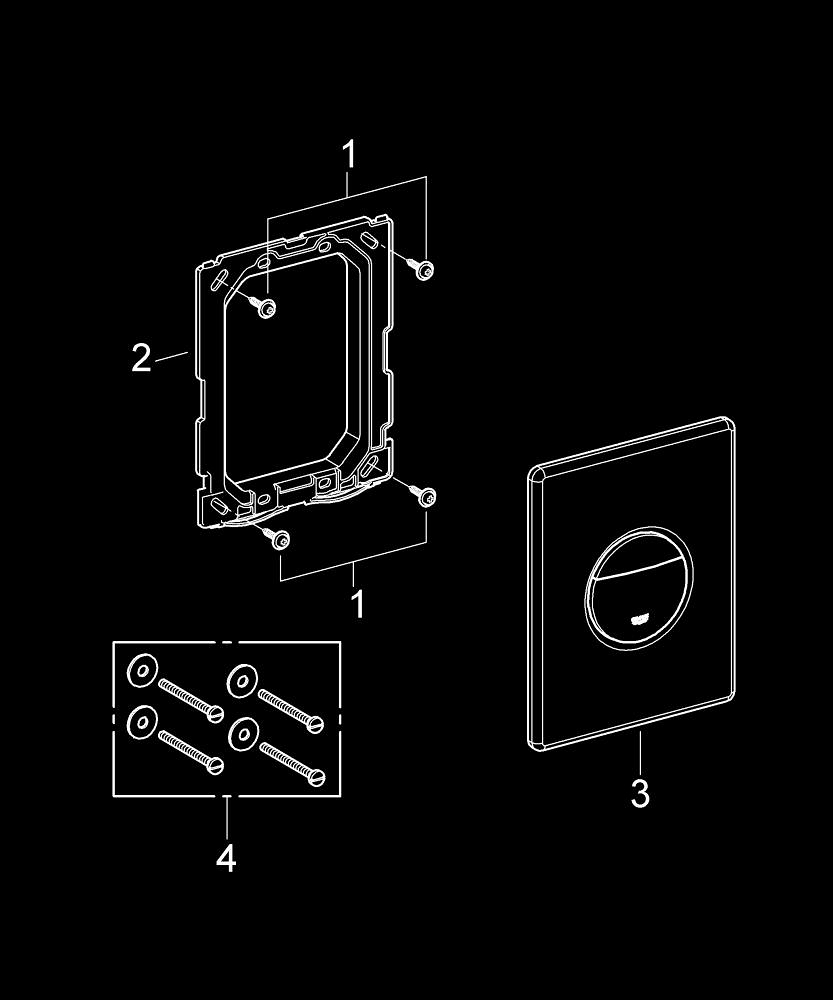 Nova Cosmopolitan Flush plate | GROHE