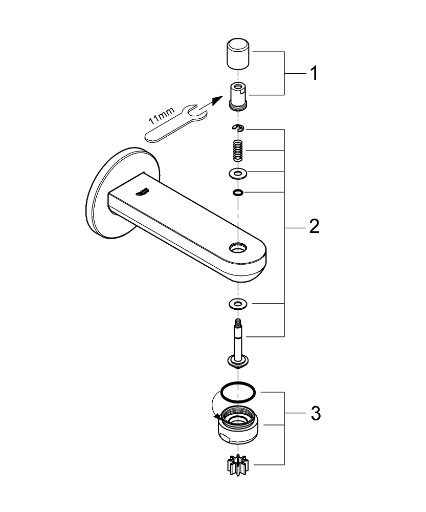 BauCosmopolitan Чучур за вана | GROHE