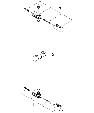 Euphoria Shower rail, 600 mm | GROHE