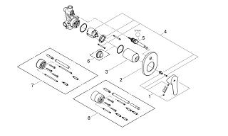BauEdge Single-lever bath mixer | GROHE