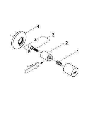 BauCosmopolitan neutral Concealed valve exposed part | GROHE