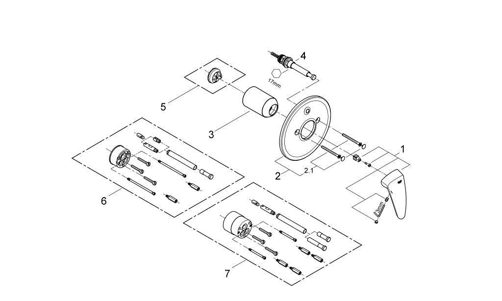 Eurodisc Single-lever bath mixer | GROHE 官方網站