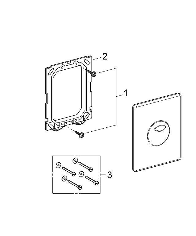 Skate Flush plate | GROHE