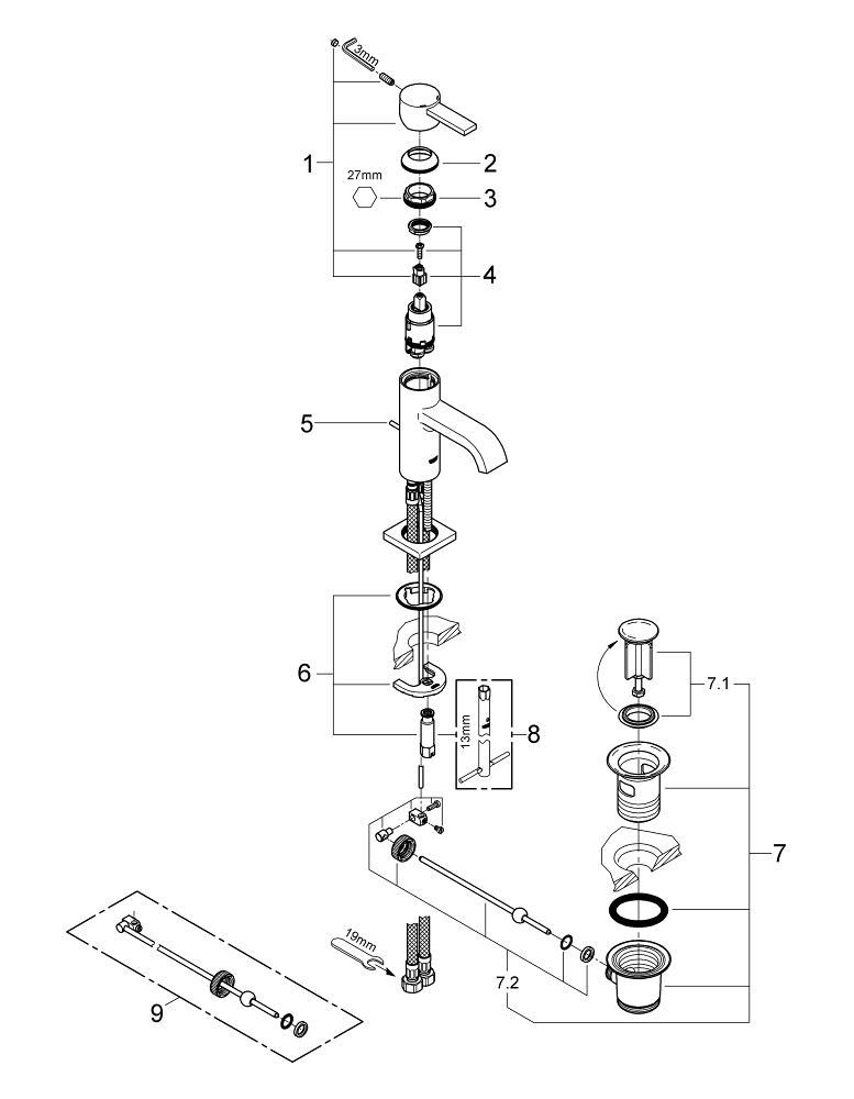 Allure Single-lever basin mixer | GROHE