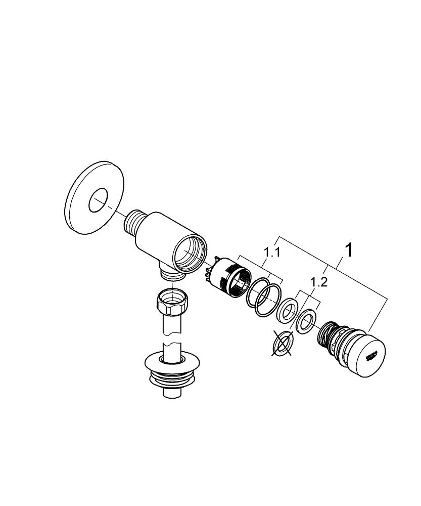 Press urinal flush valve | GROHE