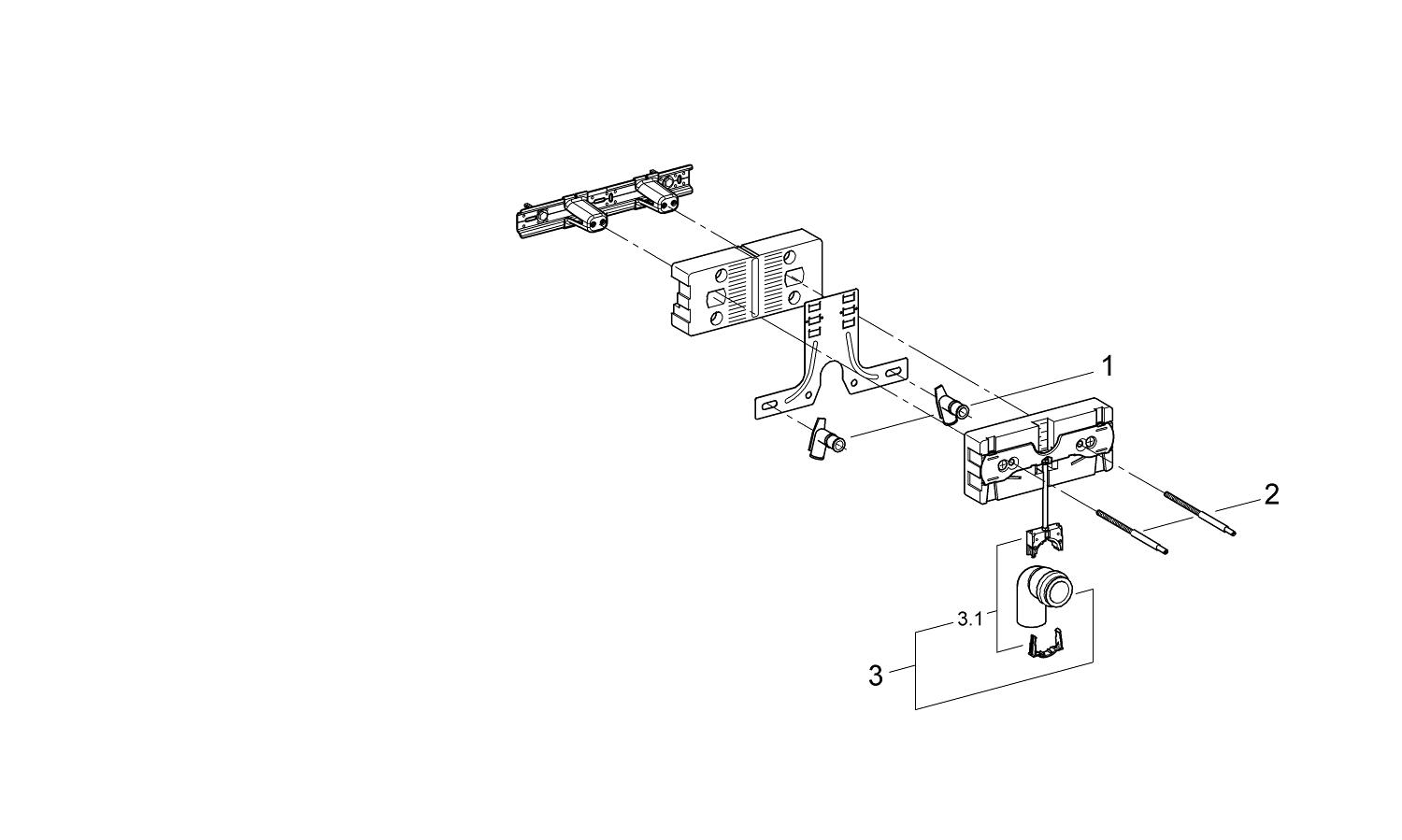 Uniset عنصر للبيديه بحاوية EPS | GROHE