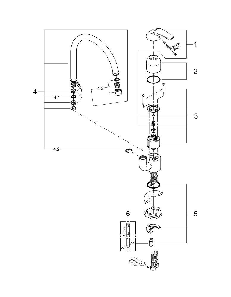 欧瑞斯玛 单把手厨房龙头 | 德国高仪中国官方网站