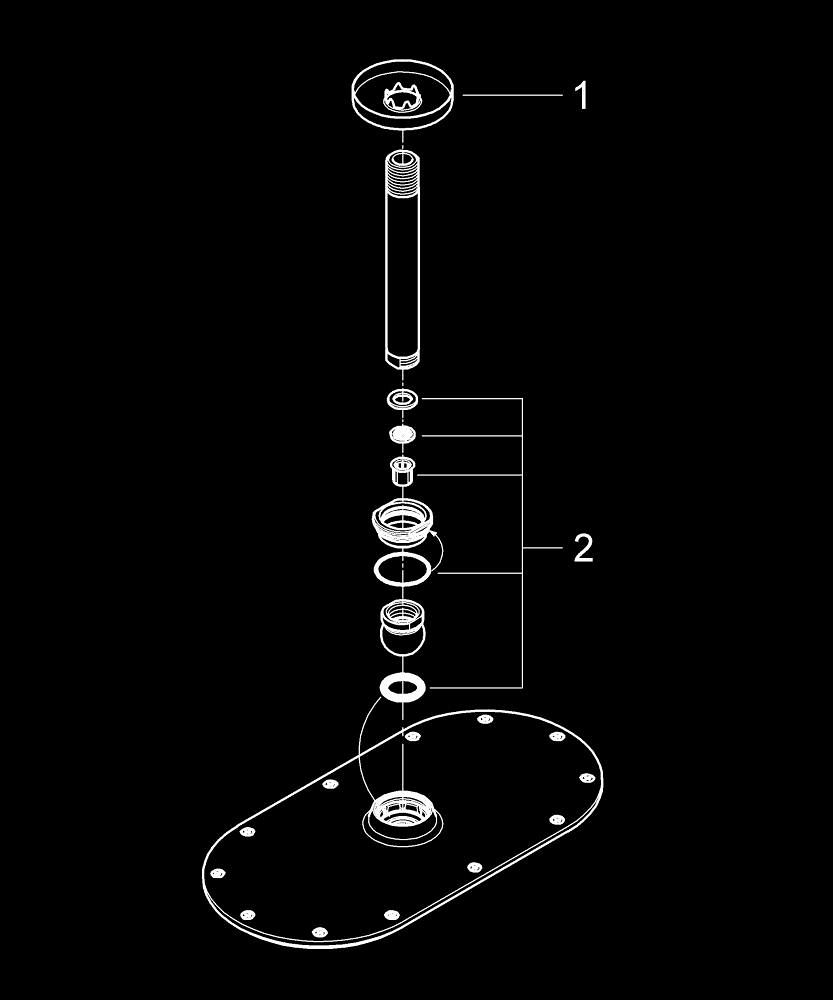 Rainshower Veris 300 Head shower set ceiling 142 mm, 1 spray | GROHE