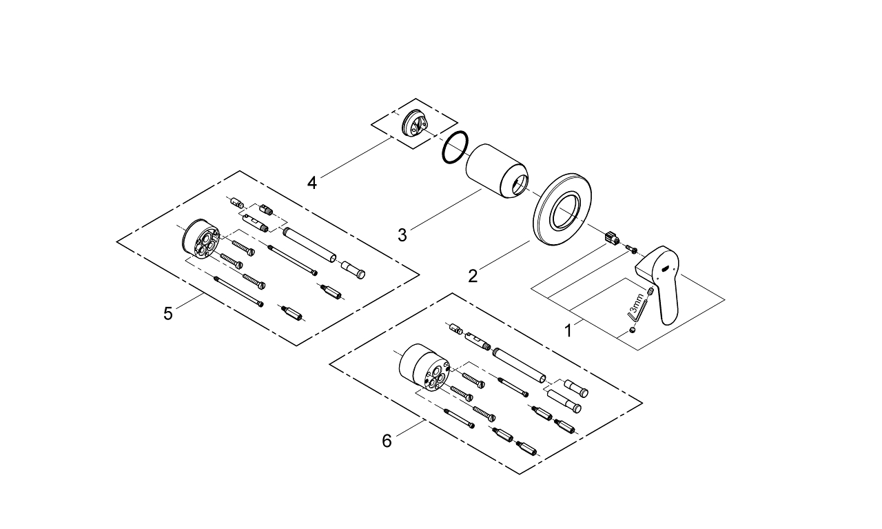 BauEdge Single-lever shower mixer | GROHE