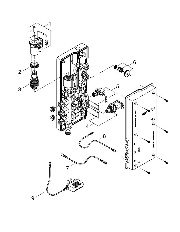 GROHE Ondus Digital thermostat unit | GROHE