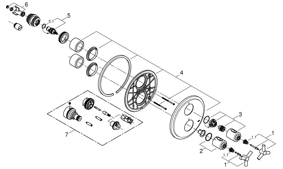 Atrio Thermostat shower mixer | GROHE