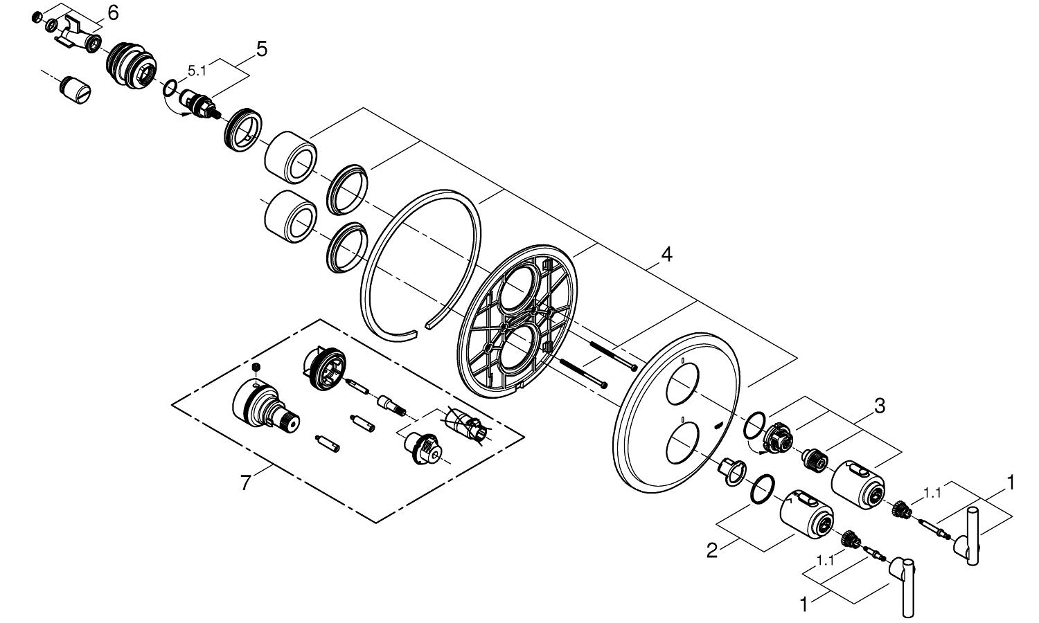 Atrio Thermostat shower mixer | GROHE