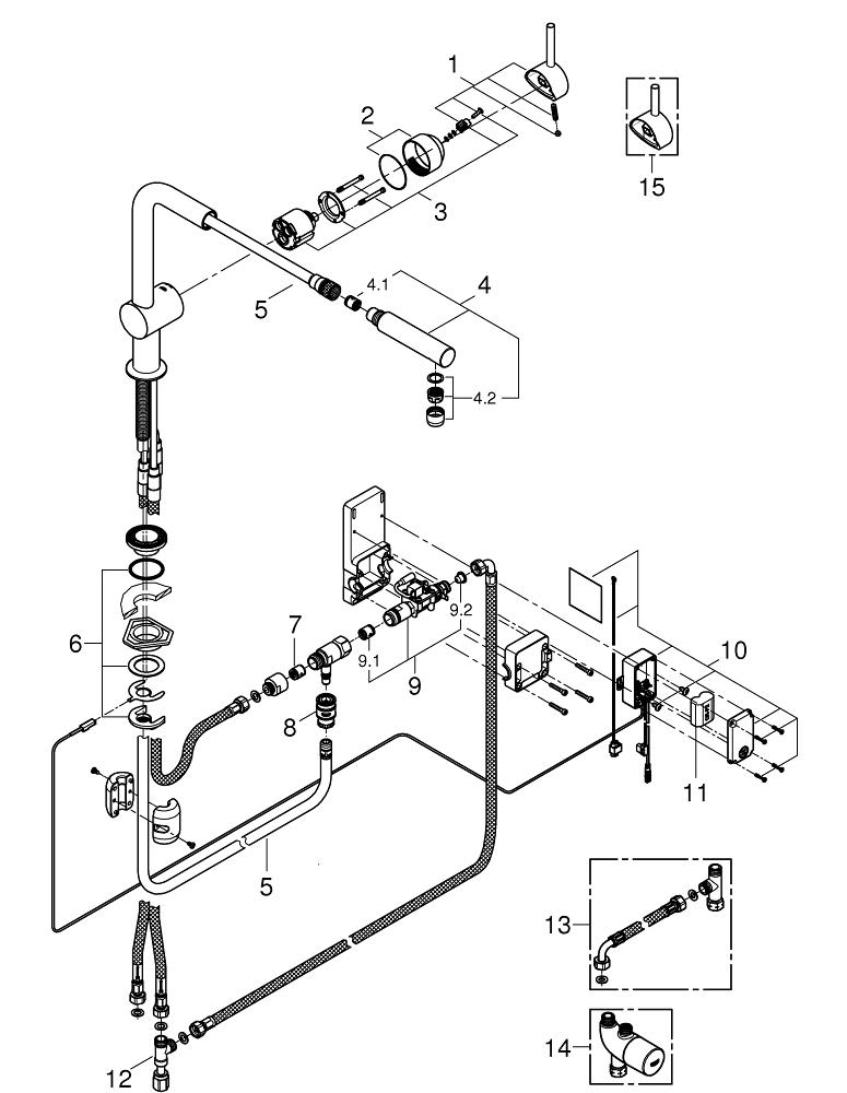 Flair Touch Electronic single-lever sink mixer 1/2″ | GROHE