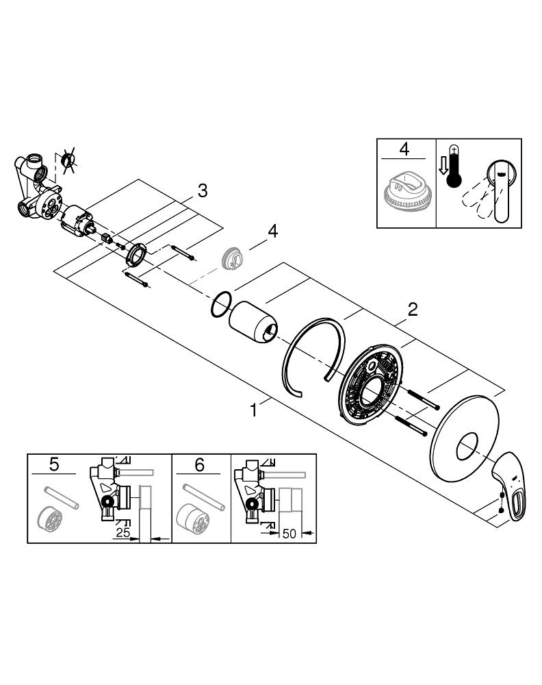 Eurostyle Single-lever shower mixer | GROHE