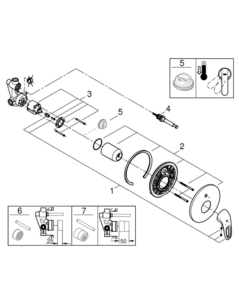 Eurostyle Single-lever bath/shower mixer | GROHE