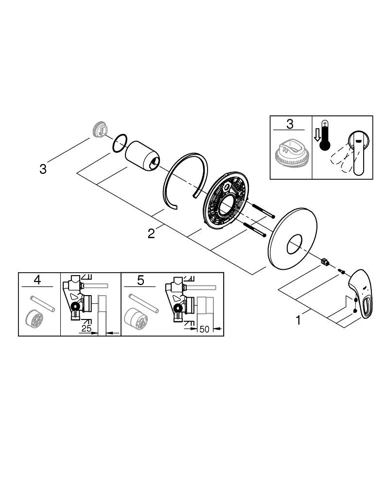 Eurostyle Single-lever shower mixer | GROHE