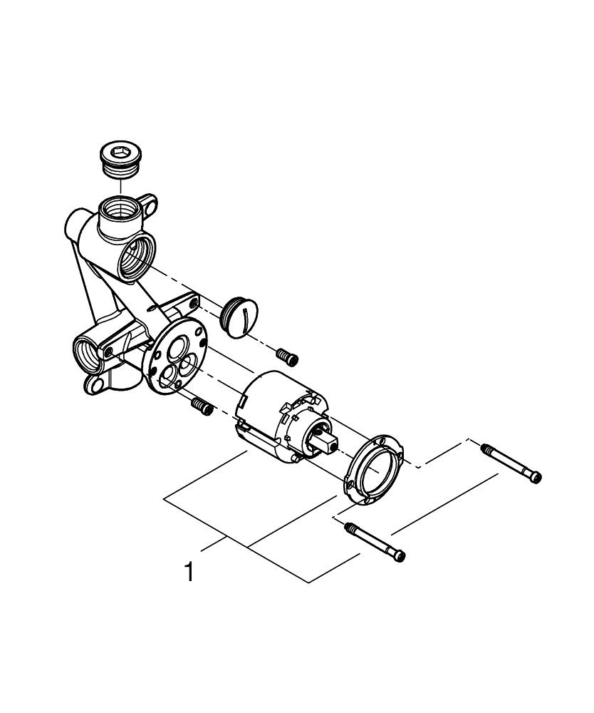 Single-lever mixer, concealed body | GROHE