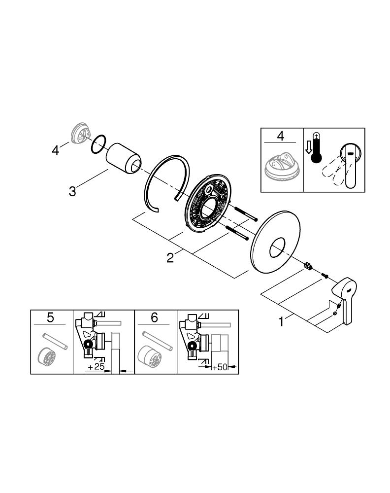 Lineare_ Single-lever shower mixer | GROHE