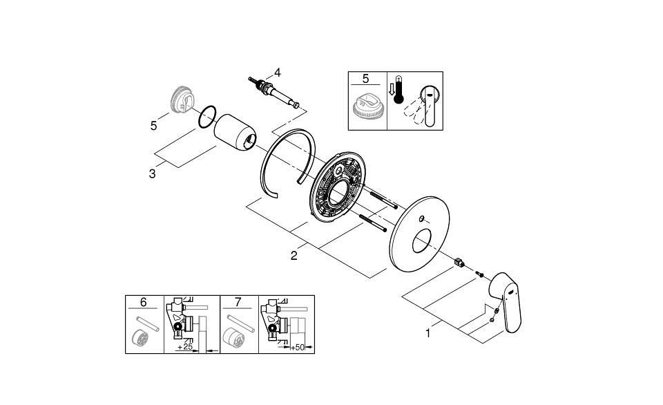 Eurosmart Cosmopolitan Single-lever bath mixer | GROHE