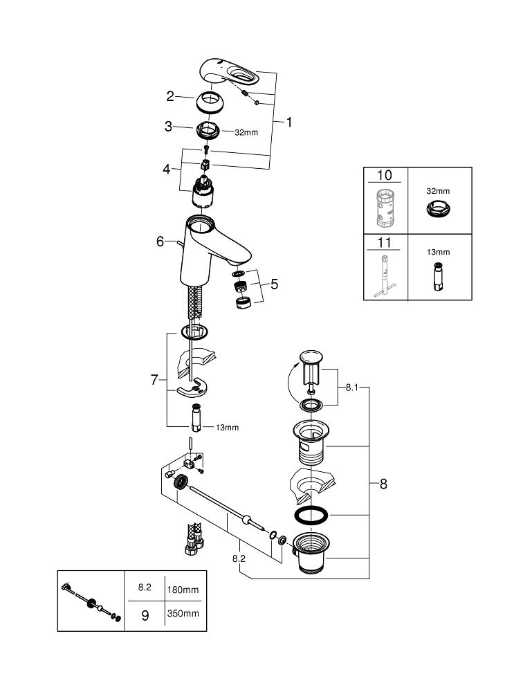 Eurostyle Single-lever basin mixer S-Size | GROHE