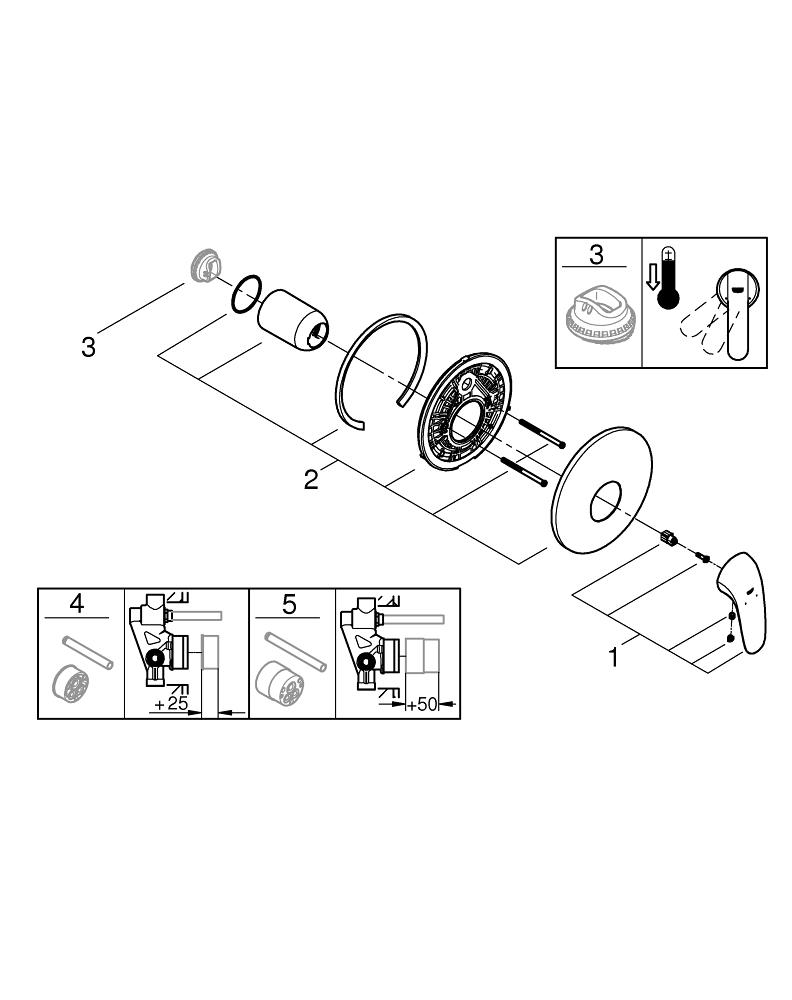 Eurostyle Single-lever shower mixer | GROHE