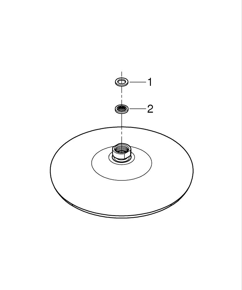 Tempesta 210 Head shower 1 spray | GROHE