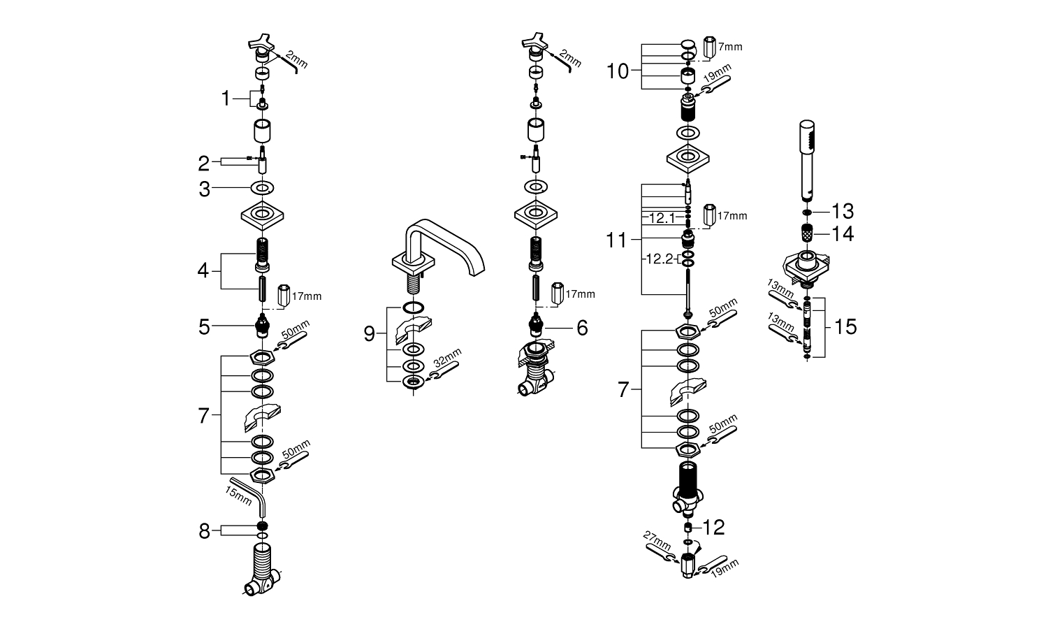 Allure Five-hole bath combination | GROHE 官方網站