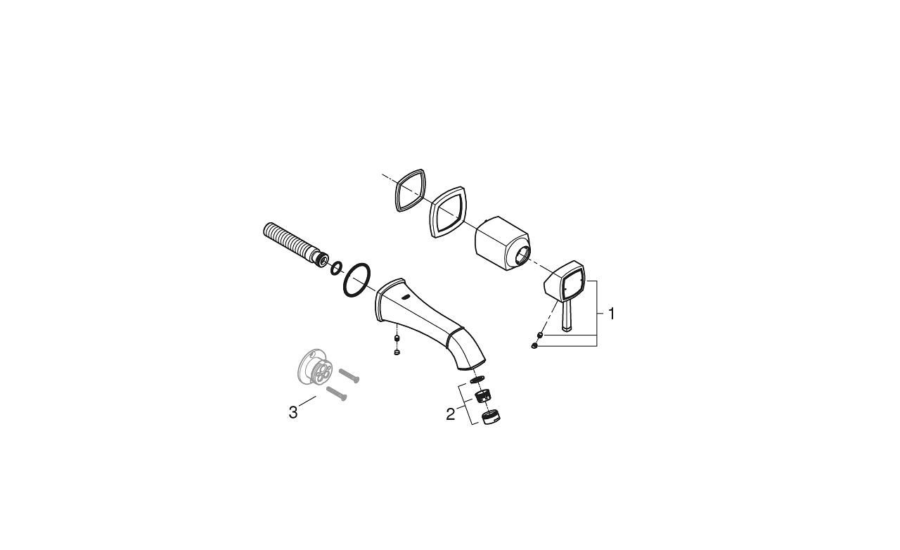 Grandera 2-hole basin mixer S-Size | GROHE