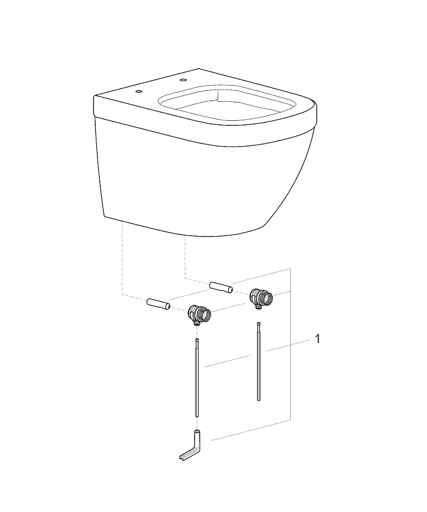 Euro Ceramic Wall hung compact WC | GROHE