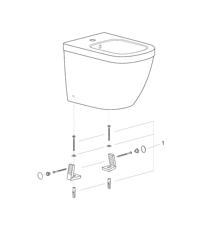 Euro Ceramic Floor standing bidet | GROHE