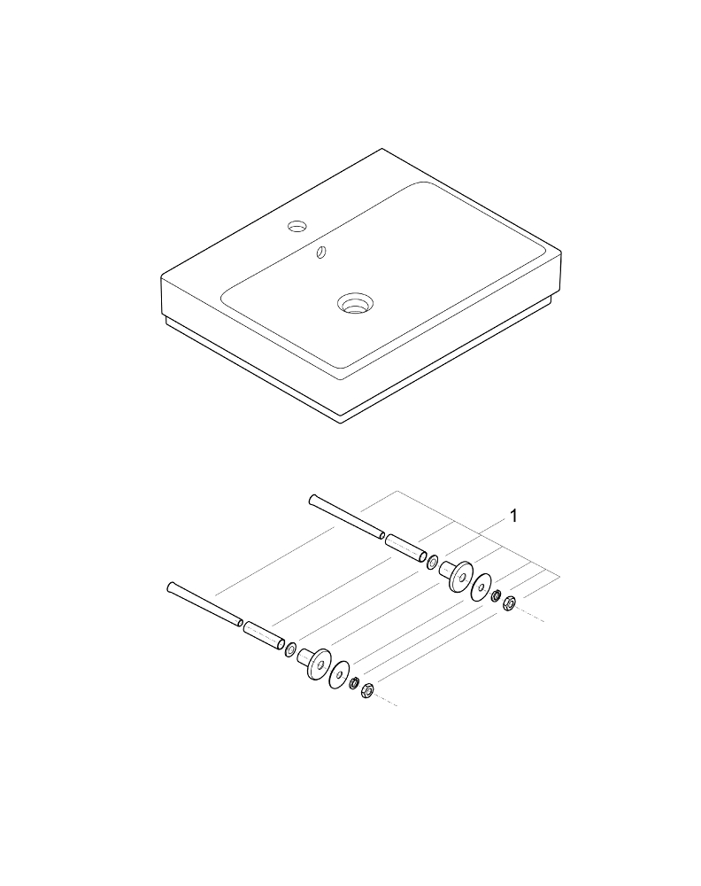 Eurocube Wash basin 60 | GROHE Taiwan