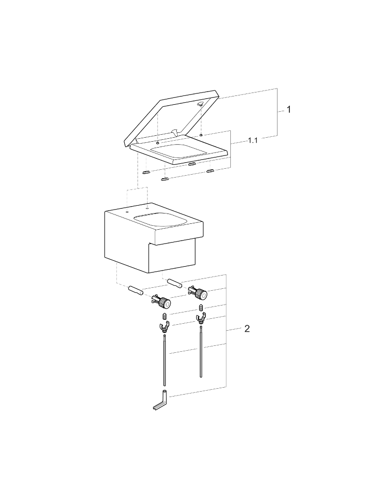 Eurocube Wall hung WC | GROHE