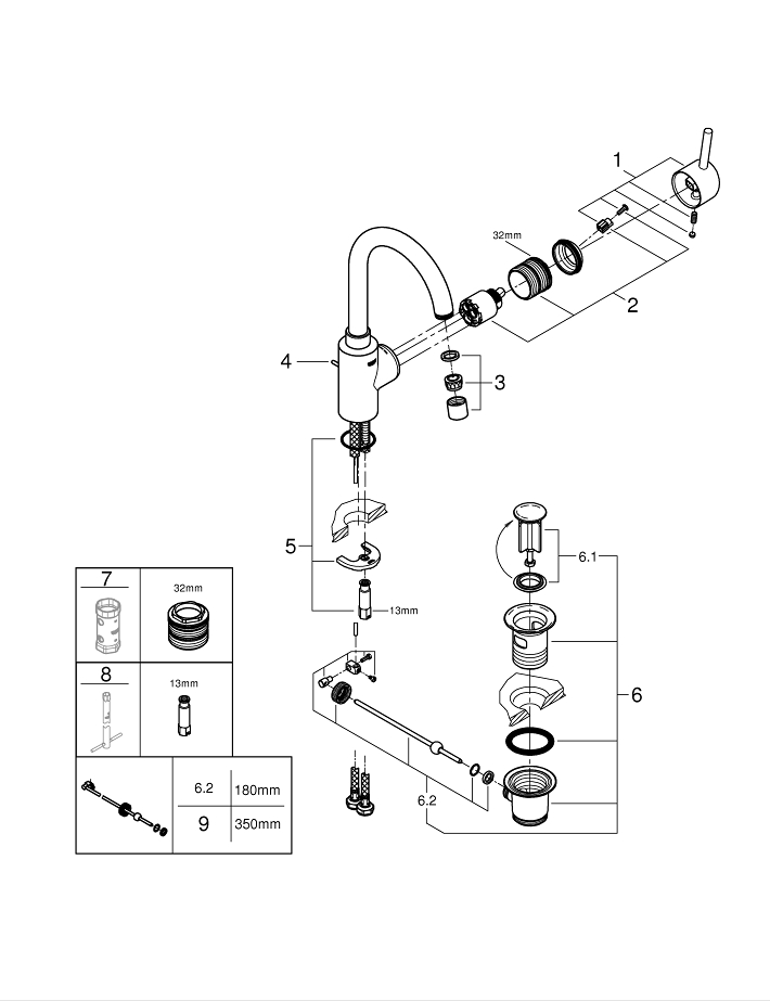 Feel Håndvaskarmatur | GROHE