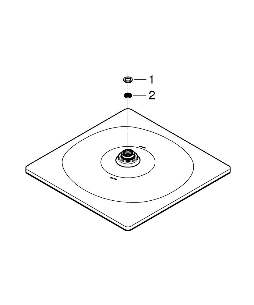 Rainshower Mono 310 Cube Head shower 1 spray | GROHE