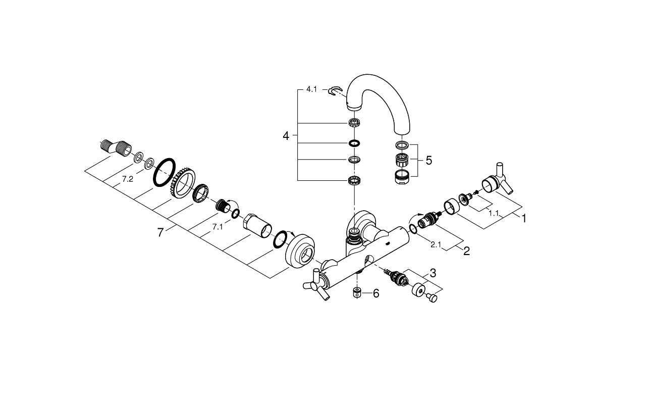 Atrio Bath/shower mixer | GROHE