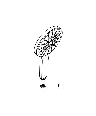 Rainshower SmartActive 130 Hand shower 3 sprays | GROHE