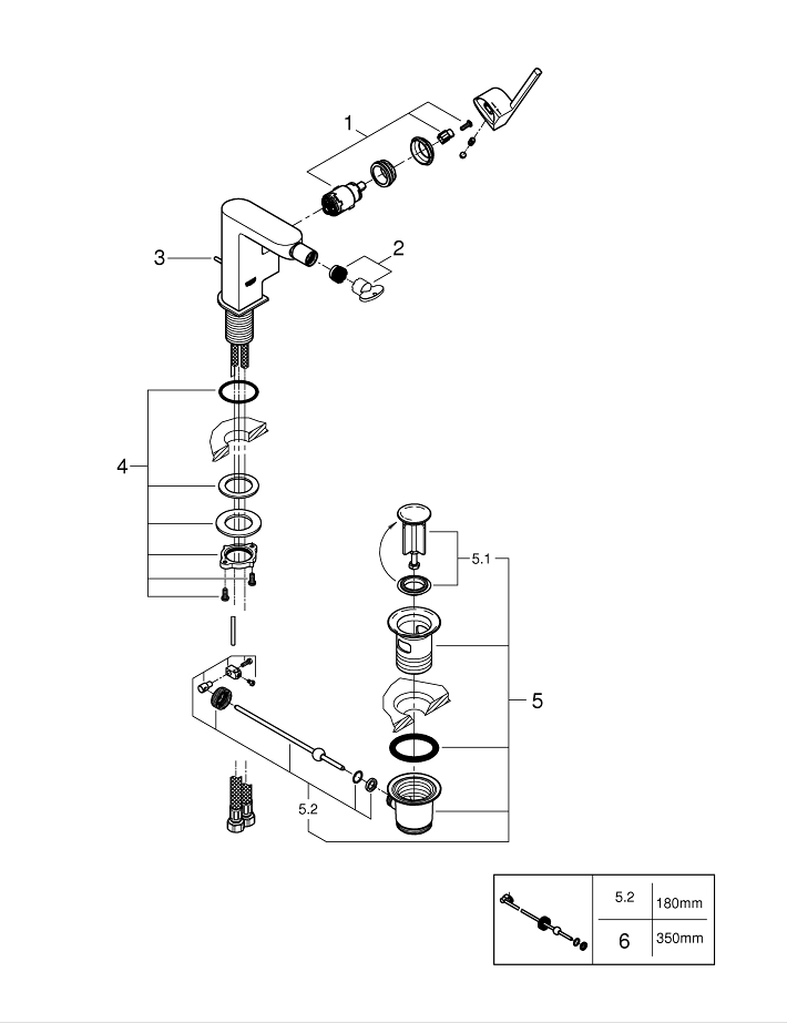 GROHE Plus Single-lever bidet mixer | GROHE